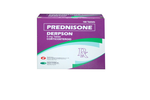 Buy Derpson prednisone 5mg tablet 100's online with MedsGo. Price - from